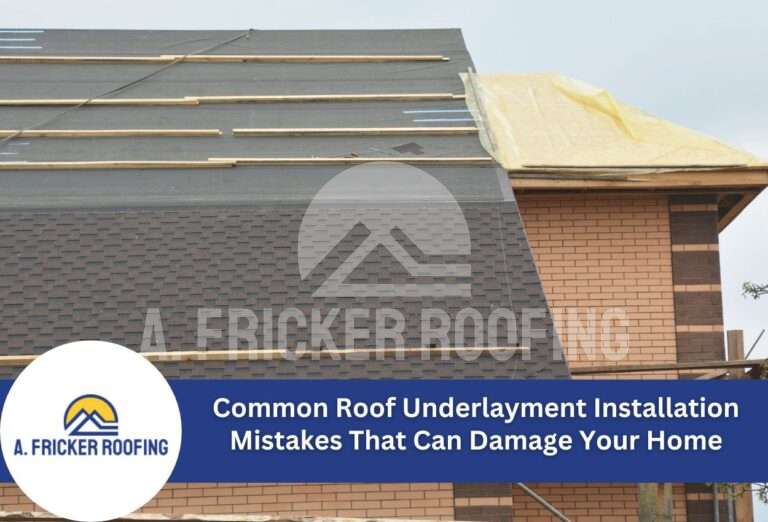Common Roof Underlayment Installation Mistakes That Can Damage Your Home